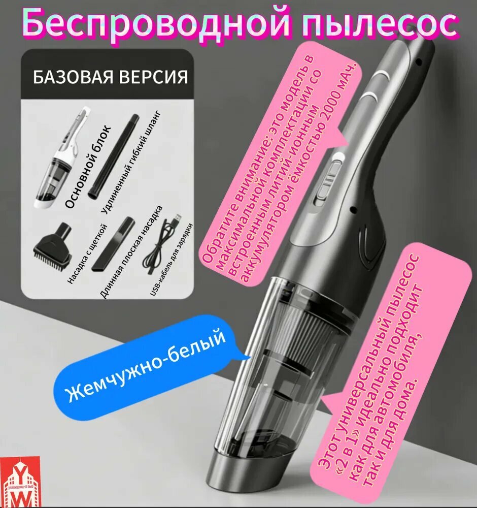 Пылесосы 2-в-1: для дома и автомобиля