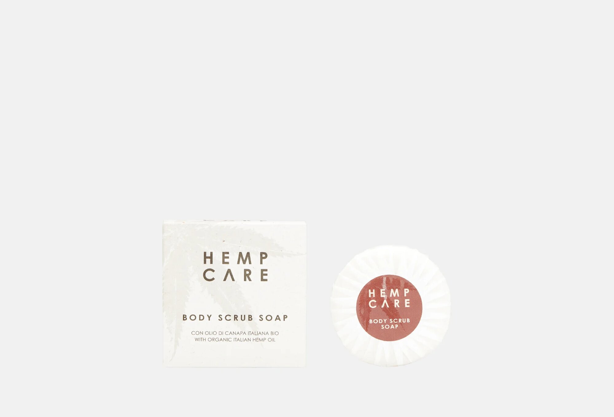 HEMP CARE Organic Italian Hemp Oil Мыло-скраб для тела 100 мл