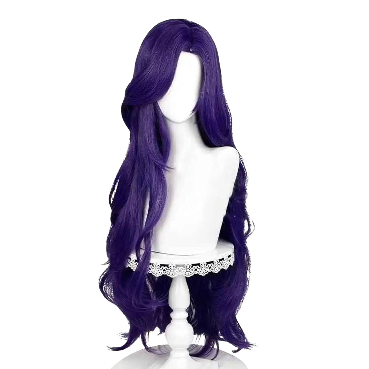 Синтетический парик Rarity, длинный темно-фиолетовый, кудрявый Фиолетовый, Curly