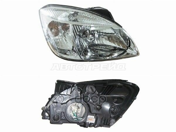 Фара правая для Kia Rio 2 2005-2011, Киа Рио 2 фара правая SAT ST-223-1123R-LD-E, oem 921021G020