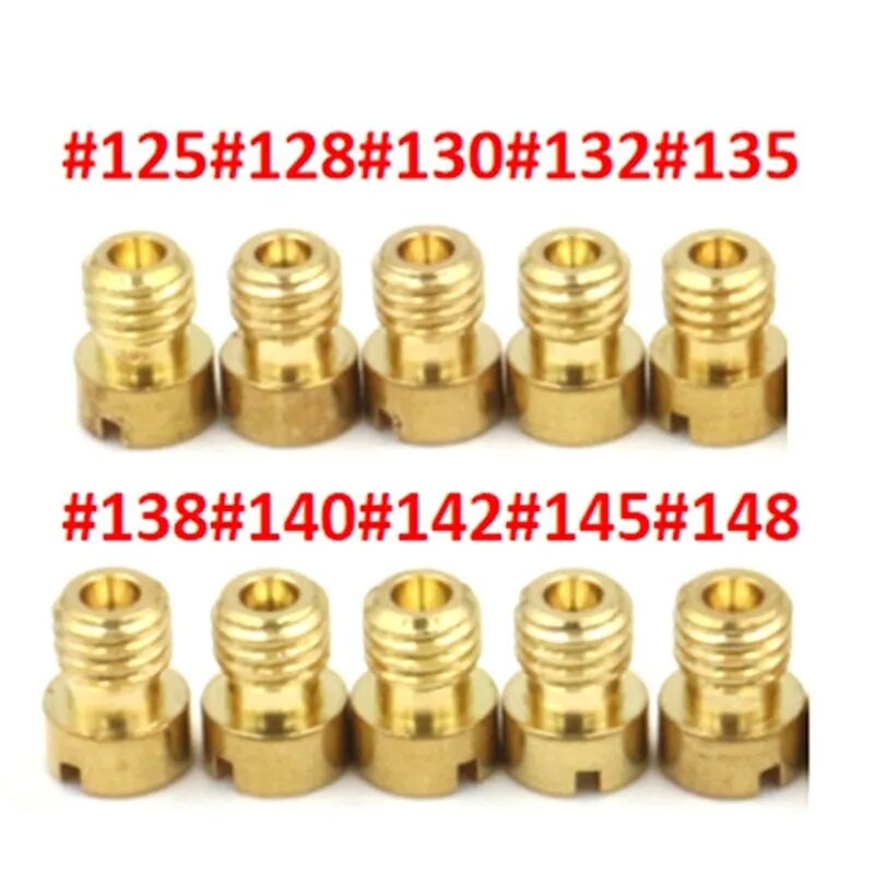 DD-10 Шт. Форсунок Для Карбюратора Скутера PE24/26/27/30 Halma CG-125 Nib, Главный Жиклер