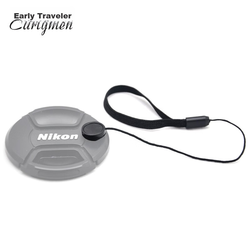 Early Traveler Lens Cap Anti-Loss Strap, Lens Cap Adhesive, Suitable for Nikon, Canon, Sony, Fuji, Olympus, Panasonic Lens Accessories, 3M Adhesive
