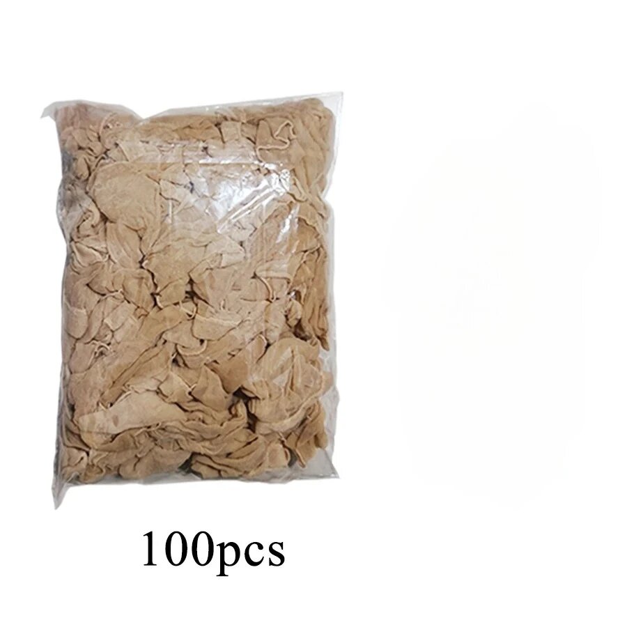 Прозрачные сетки для волос HD, нейлон, 100 шт 100pcs
