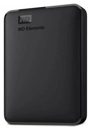 Внешний жёсткий диск WD Elements Portable WDBU6Y0050BBK-WESN 5ТБ 2,5" 5400RPM USB 3.0 (C6B) (871899)