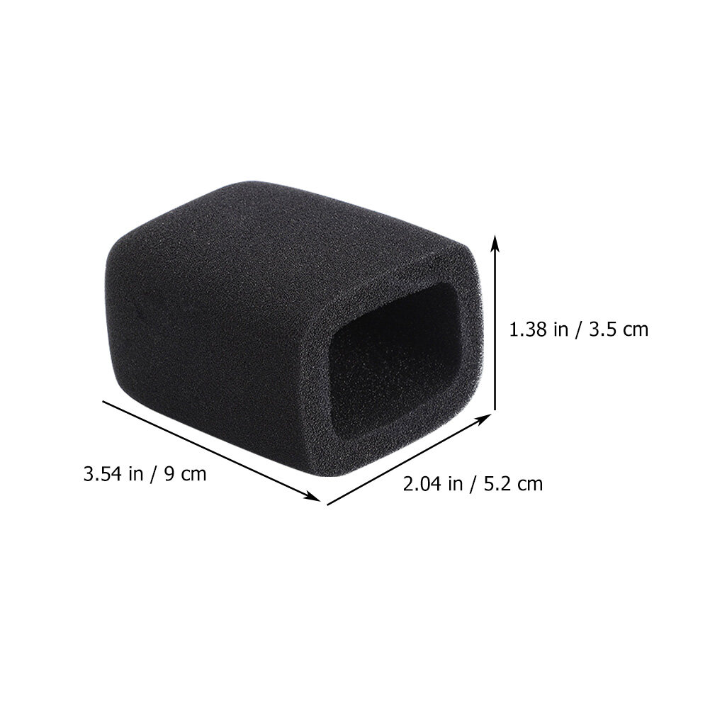2 Штуки Защитные Чехлы Для Микрофона Из Пены Размер 8.00X7.00X3.50Cm