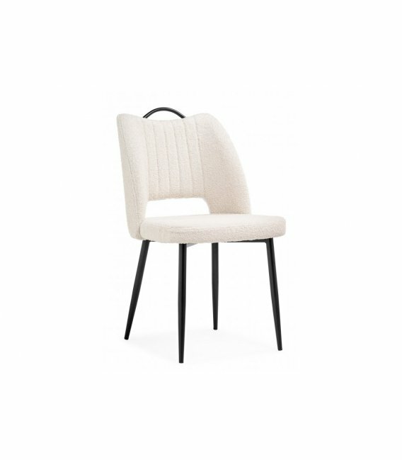Стул на металлокаркасе Barton beige / black 915654