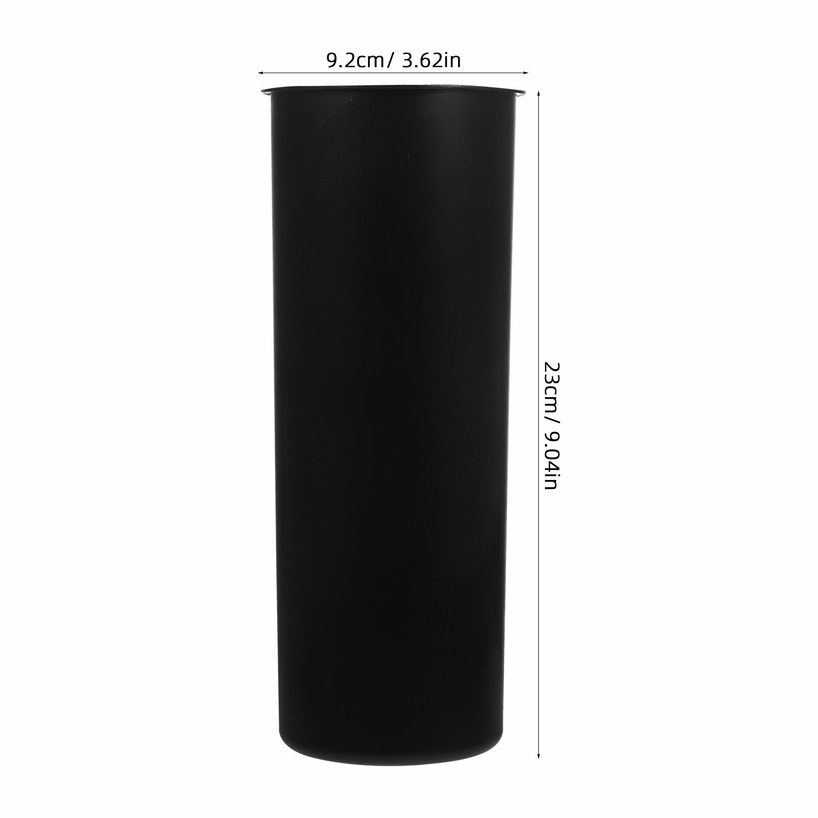 Черная Подставка Для Щетки Туалета Из Прочного Пластика 23.00X9.20X9.20Cm