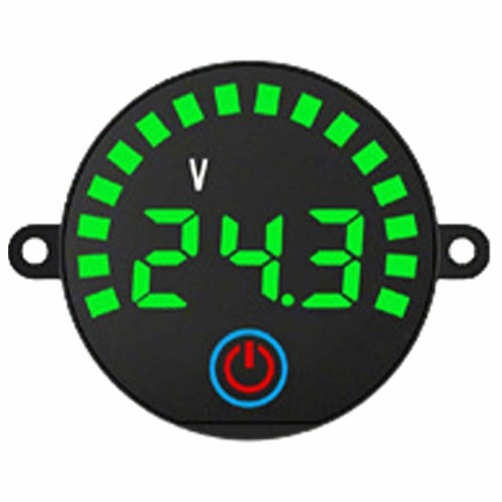 Универсальный индикатор емкости и вольтметр 12V 24V, цифровой тестер заряда для литиевых свинцево-кислотных аккумуляторов DC 7-55V