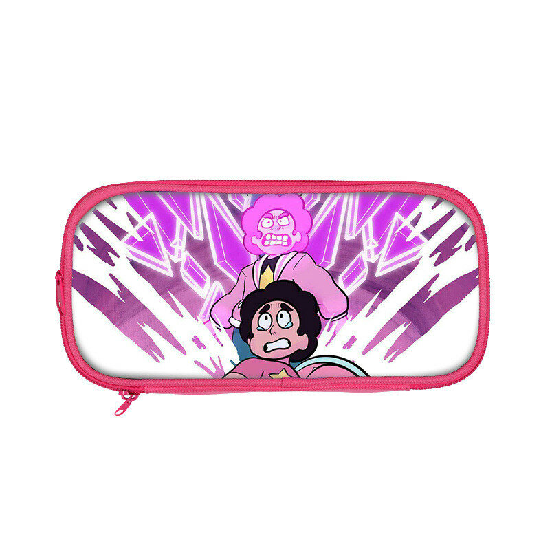 Pencil bag steven universe детский с двойным слоем и неформальным стилем для школьных принадлежностей размер 5