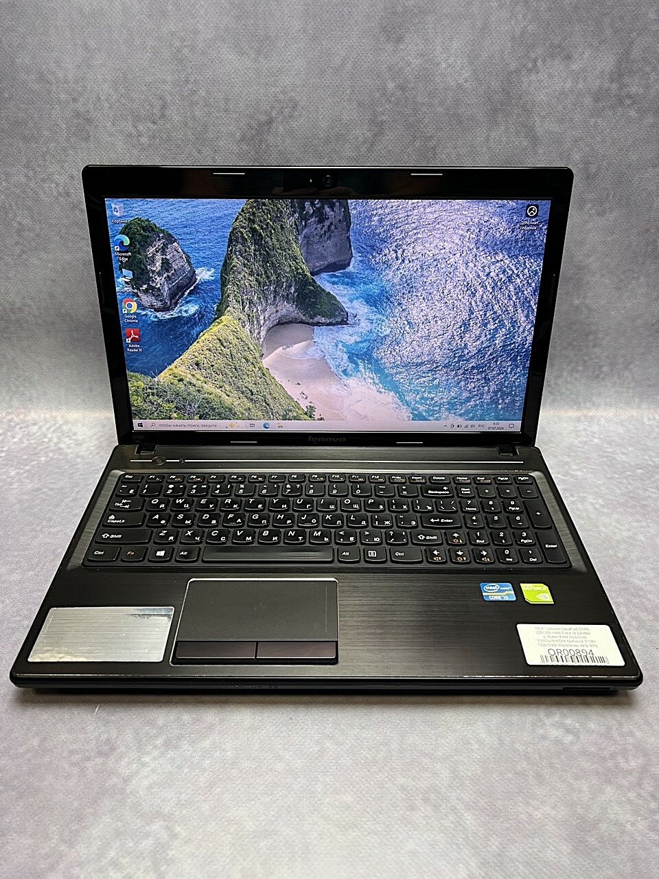 Ноутбук 15.6" Lenovo IdeaPad G580 (20150) Intel Core i3 2348M 2.3GHz/RAM 6Gb/SSD 120Gb/NVIDIA GeForce 710M 1Gb/DVD-RW