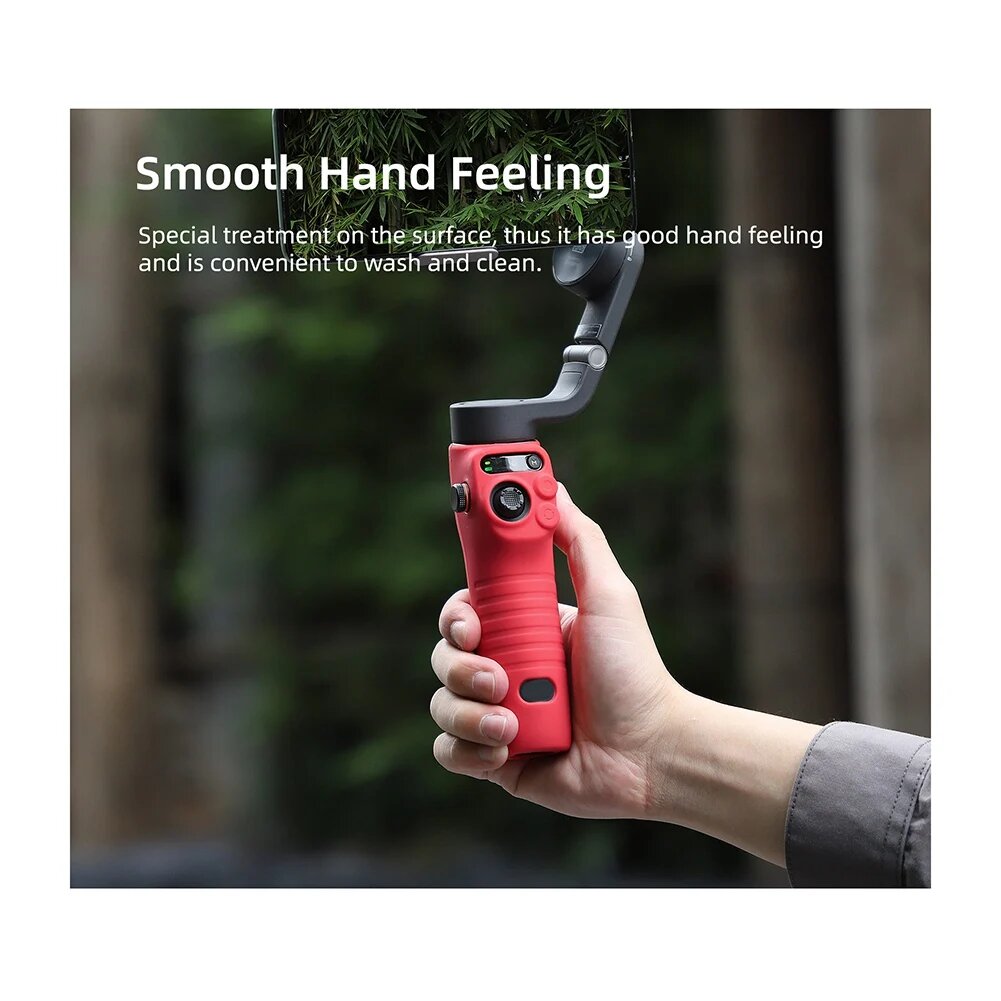 Силиконовый чехол LC для DJI OSMO Mobile 6 черный