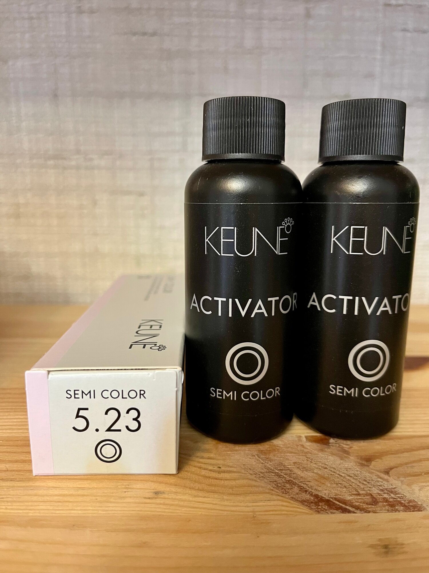Keune Semi Color #5.23 Безаммиачный краситель для тонирования, Светлый шатен Какао, 60 мл + активаторы 2*60 мл