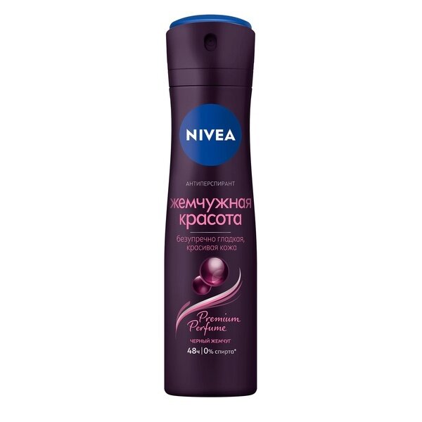 Дезодорант-спрей Nivea "Premium", Жемчужная красота, антиперспирант, для тела, 150 мл