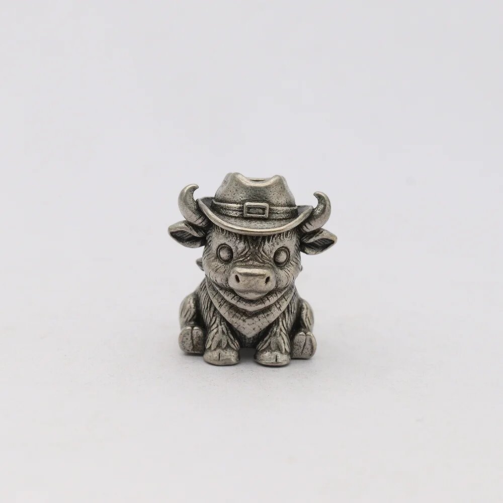 Подвеска из латуни Western Cowboy Ox Серый, Antique Silvery