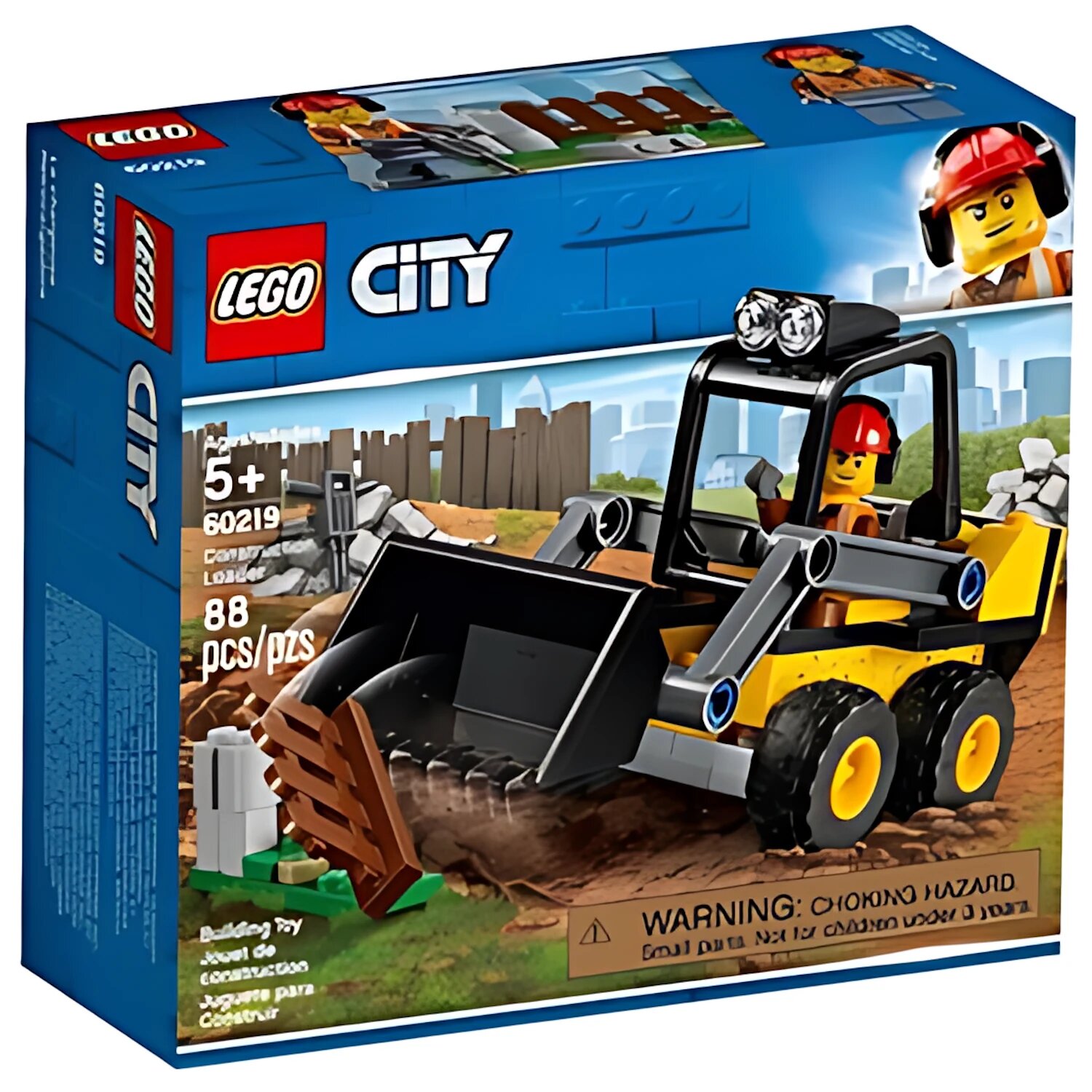 Конструктор LEGO City 60219 Строительный погрузчик