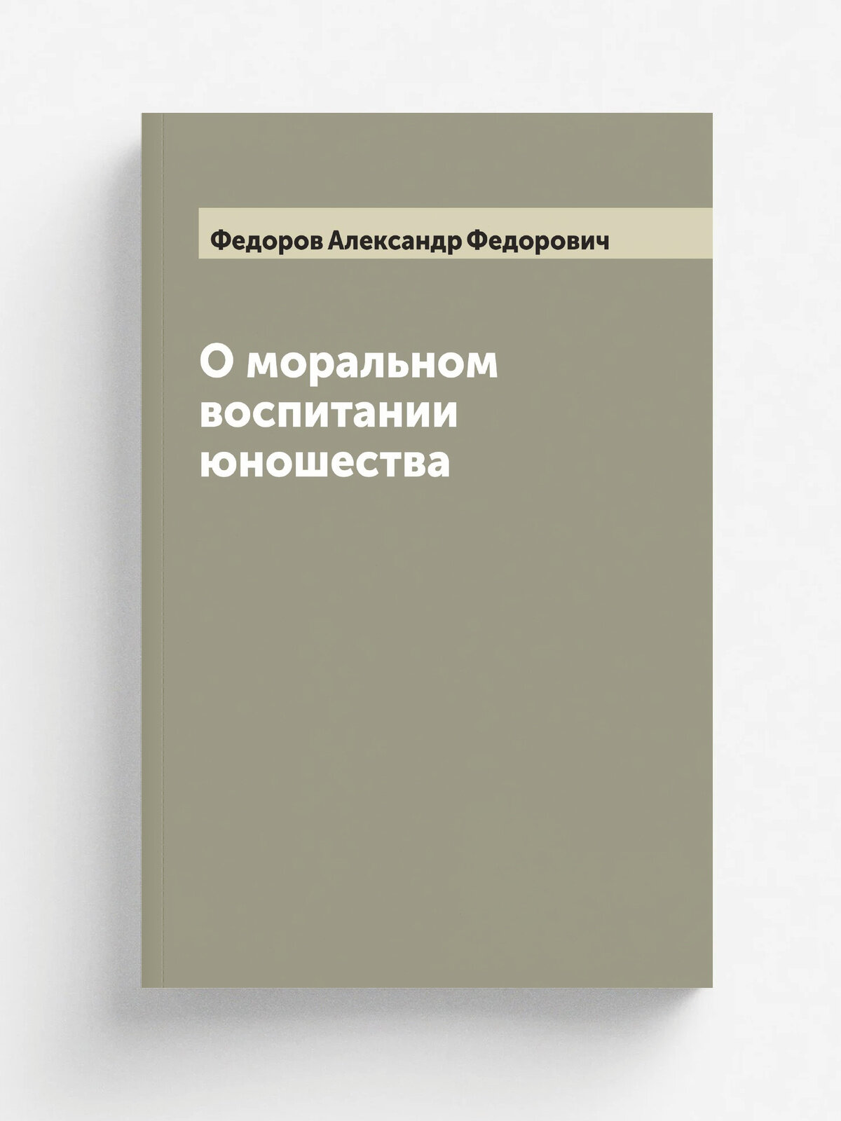 О моральном воспитании юношества