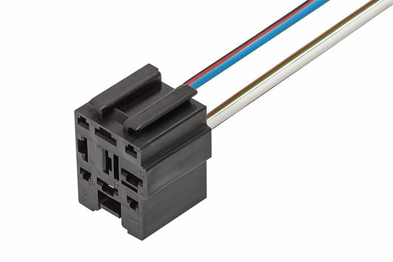 Разъем 418046 (4 pin) 4 контакта соединительного реле блока предохранителей (АВАР) для Lada (ВАЗ), Cargen AX3403