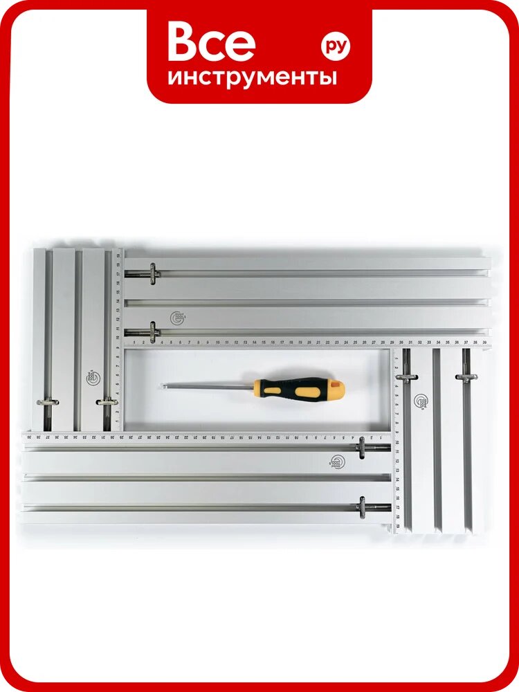 Шаблон фрезерный комплект KT RJ200400 200x400 мм, 2.6 кг GlobalTOOLS GT-007-114-0003