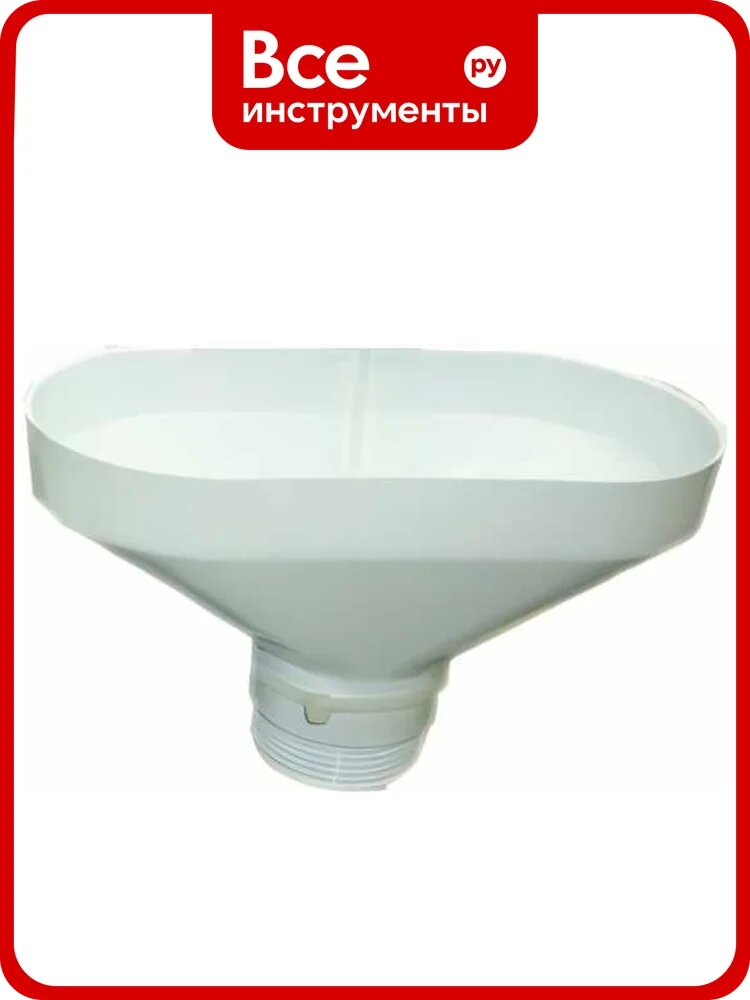 Приемная воронка McAlpine овальная ,170 ммх85 мм, выход 1 1/2" Н FUNNEL-B, пластика