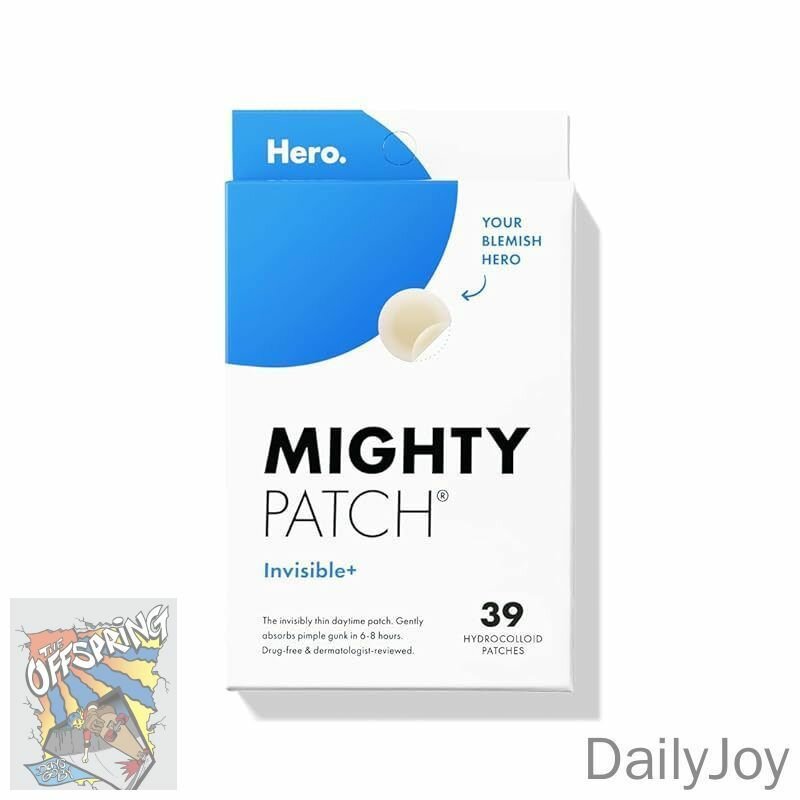Mighty Patch Invisible+: Лучший Скрытый Акне-Патч для День и Ночь.39pcs