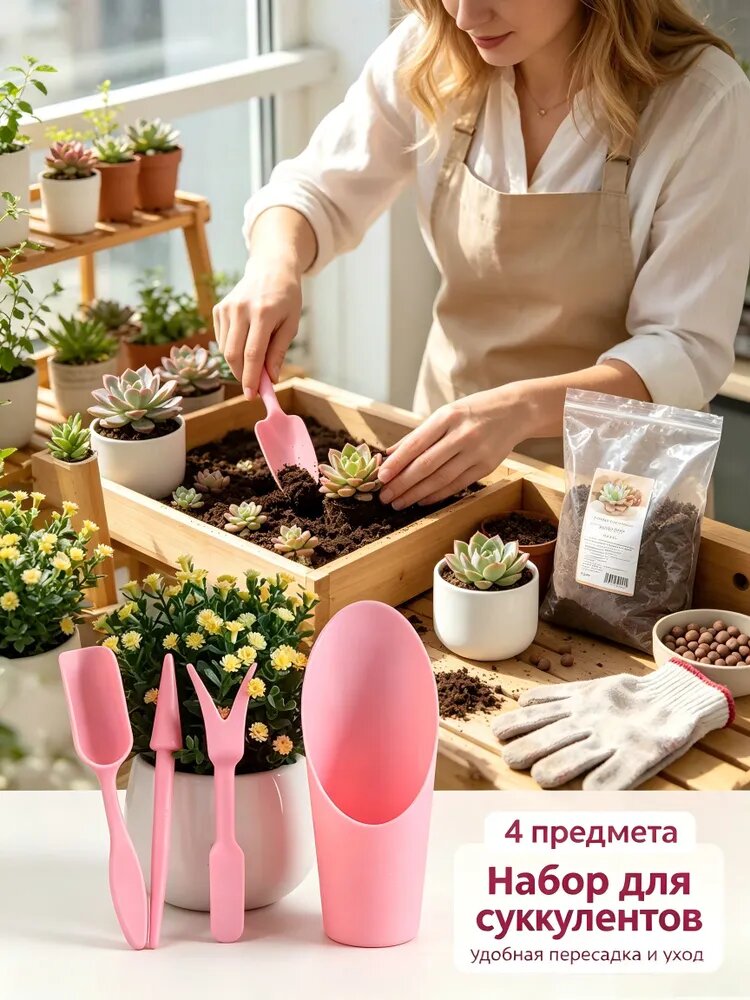 Набор садовых инструментов,4шт