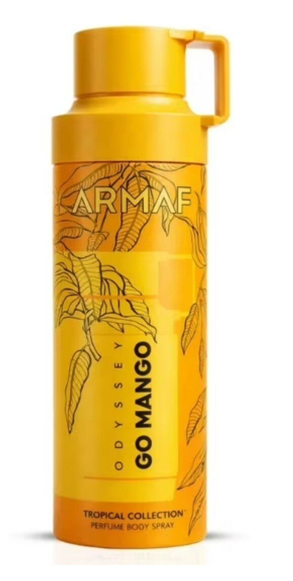 Дезодорант Armaf "Go Mango", унисекс, парфюмированный, 200 мл