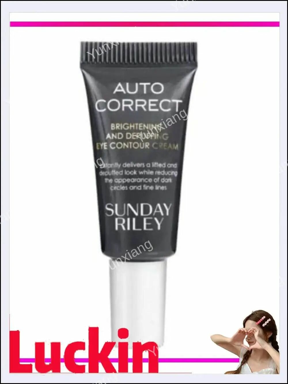 SUNDAY RILEY Осветляет и восстанавливает Увлажняющий крем для глаз AUTO CORRECT BRIGHTENING AND DEPUFFING 3 мл
