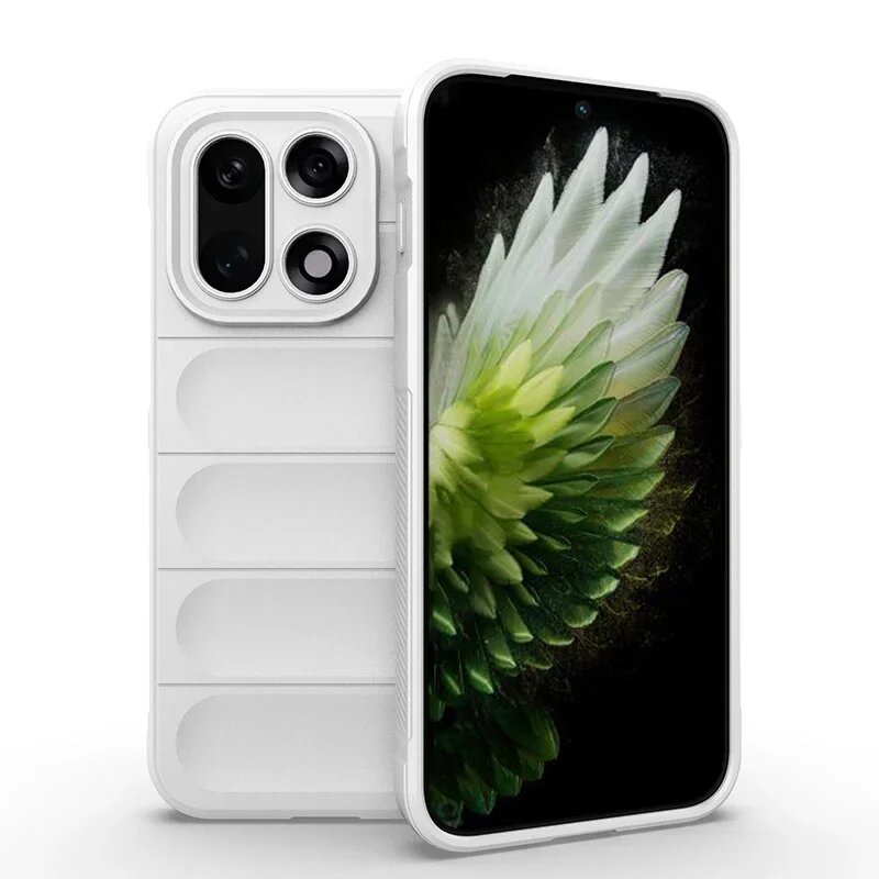 Гибкий силиконовый чехол Skin Feeling для OnePlus 15 15R 5G, Белый, Белый, White, OnePlus 15R