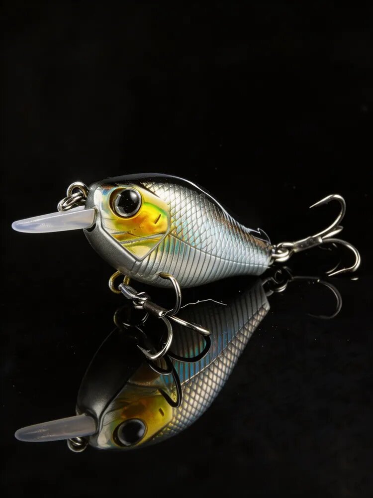Воблер JACKALL Chubby 38F SSR цв. hl silver & black