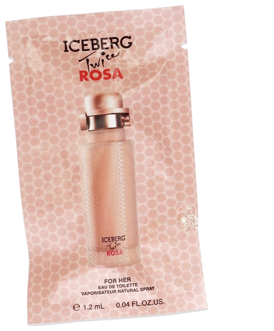 Айсберг Твайс Роза туалетная вода 1.2 мл миниатюра для женщин - Iceberg Twice Rosa пробник