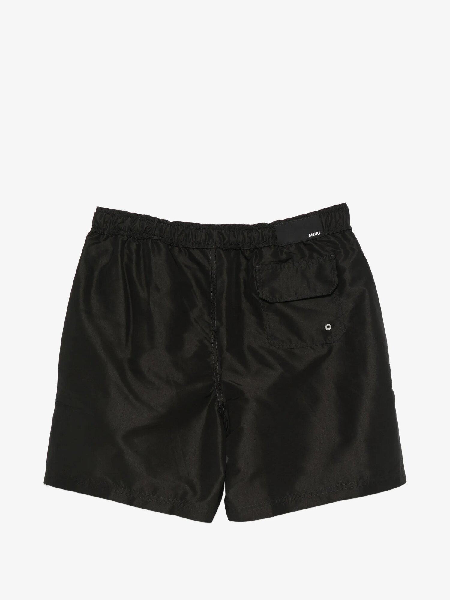 Шорты для плавания AMIRI Logo-patch swim shorts, размер 44, черный — фото 1