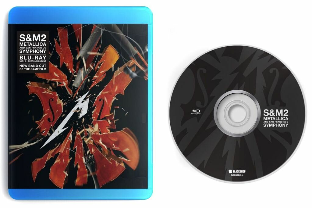 Фирменное издание Metallica - S&M2 Blu-ray