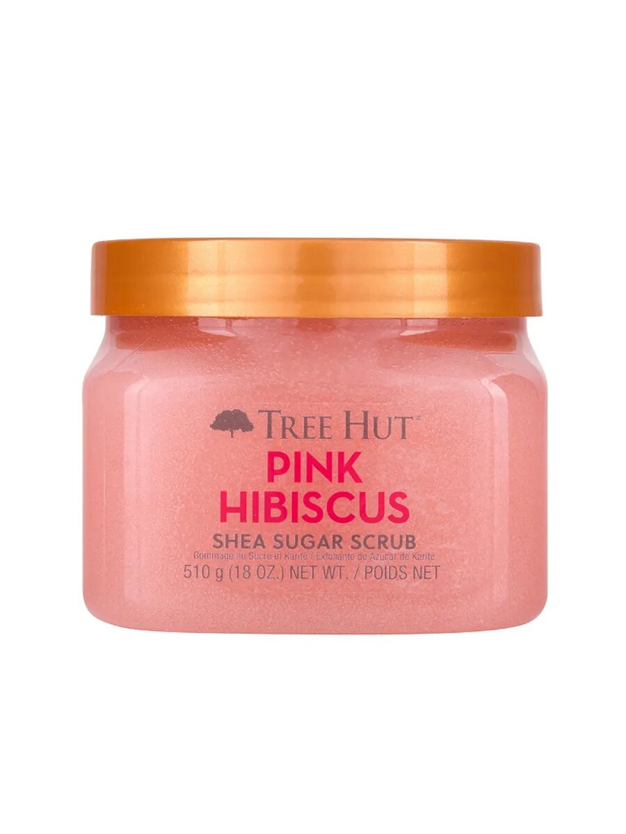 TREE HUT Pink Hibiscus Body Scrub Скраб США 510 мл