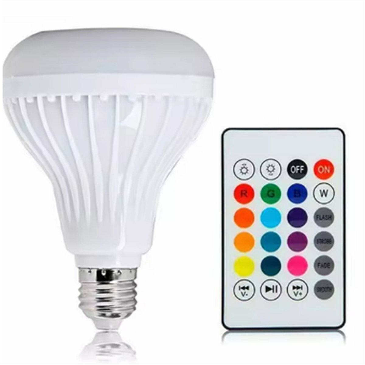 E27 Smart RGB Беспроводная Bluetooth-Колонка-Лампа С Воспроизведением Музыки