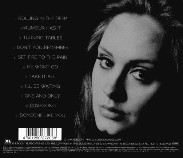Компакт-диск Adele — 21 (RU)(CD) — фото 1