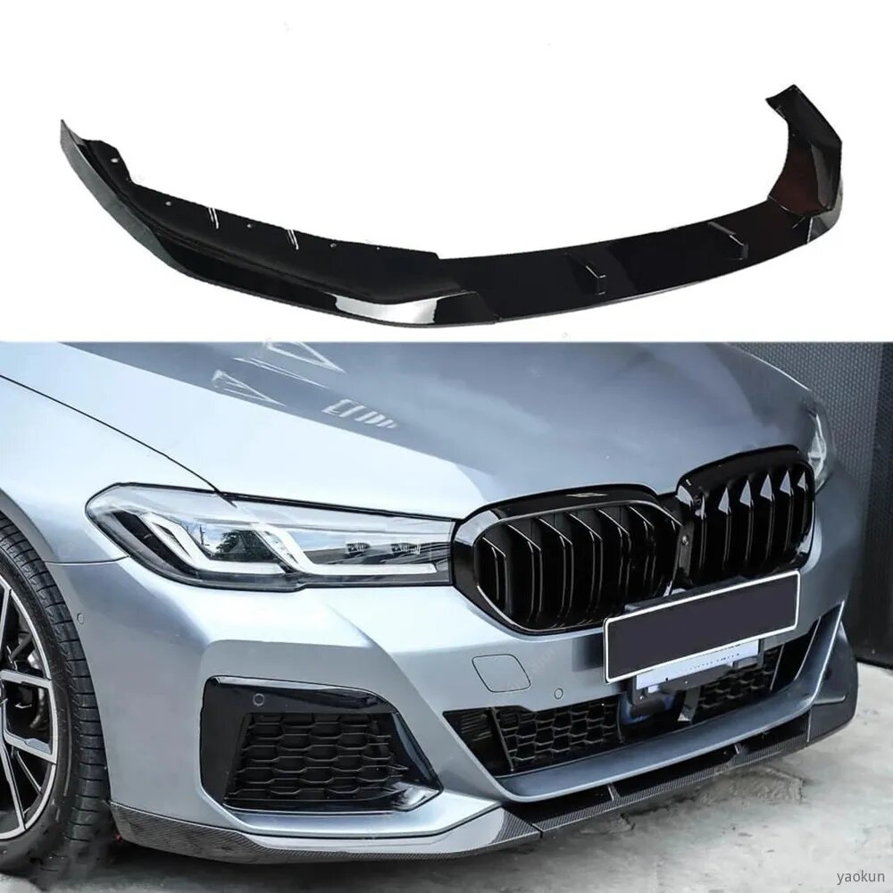 Спойлер автомобиля переднего бампера для BMW 5 серии G30 G31 LCI M Performance Style 2021-2023, 1 шт.