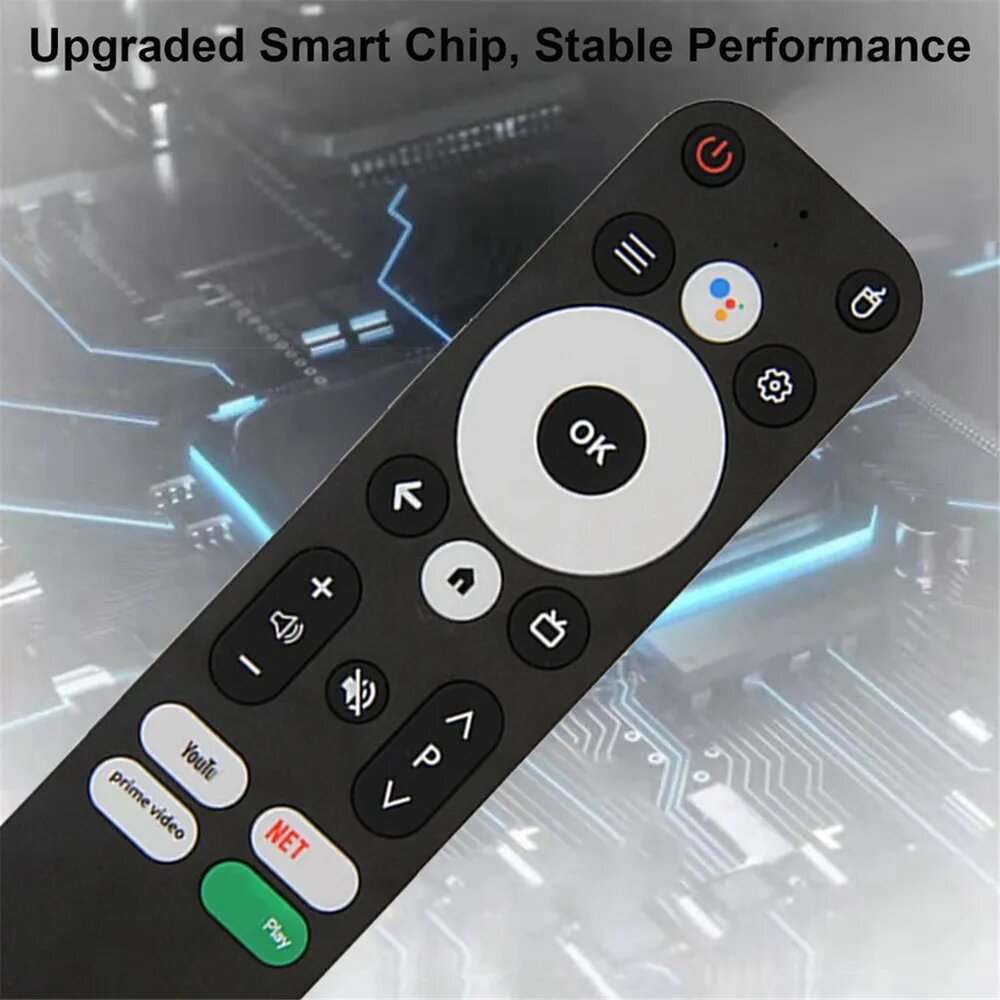 Для MECOOL KM2 KM2 PLUS ONN Android 4K UHD TV Box Voice Remote Black Аксессуары для электроники (черные)