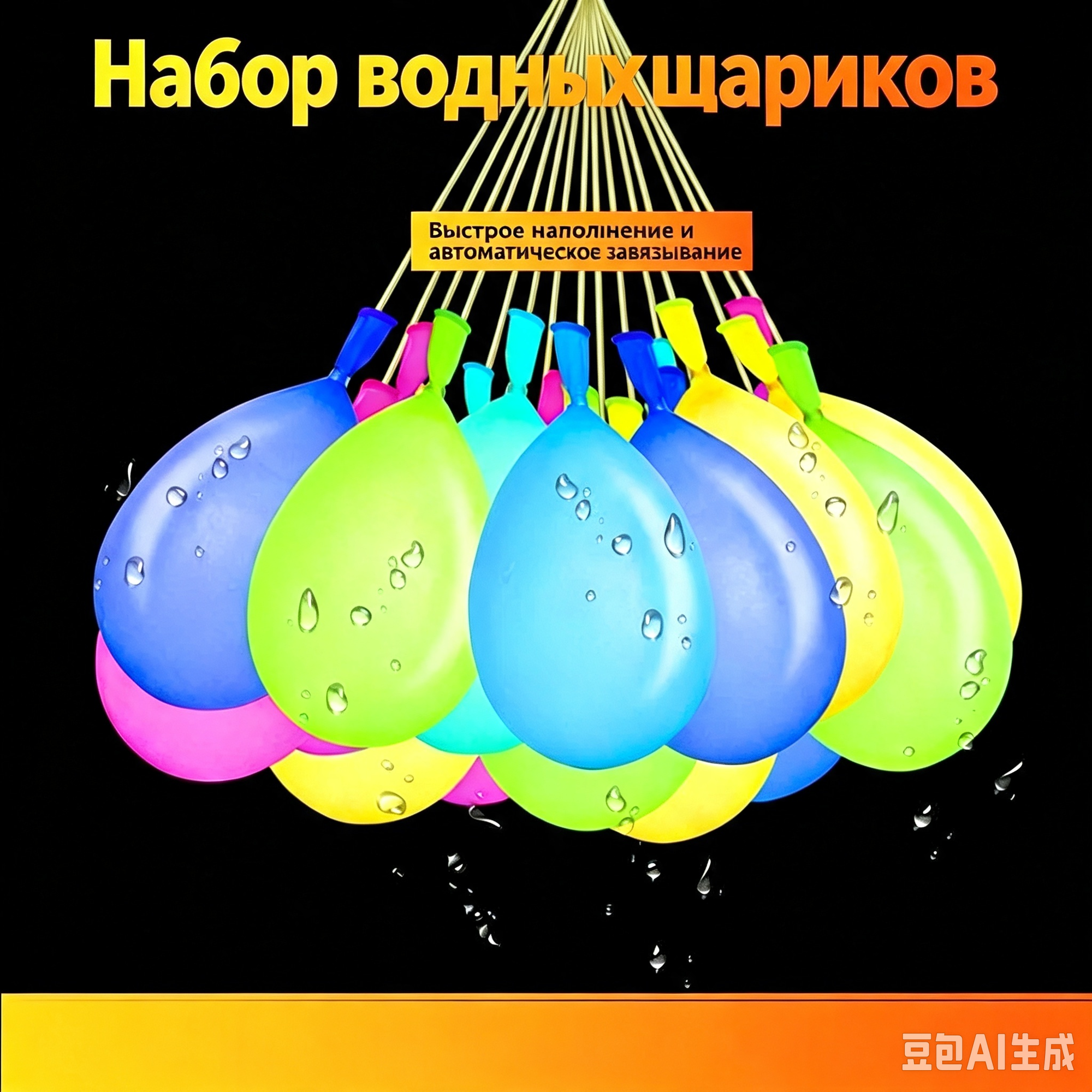 Быстрый водяной шар для детей: автоматический водяной шар с быстрым наполнением