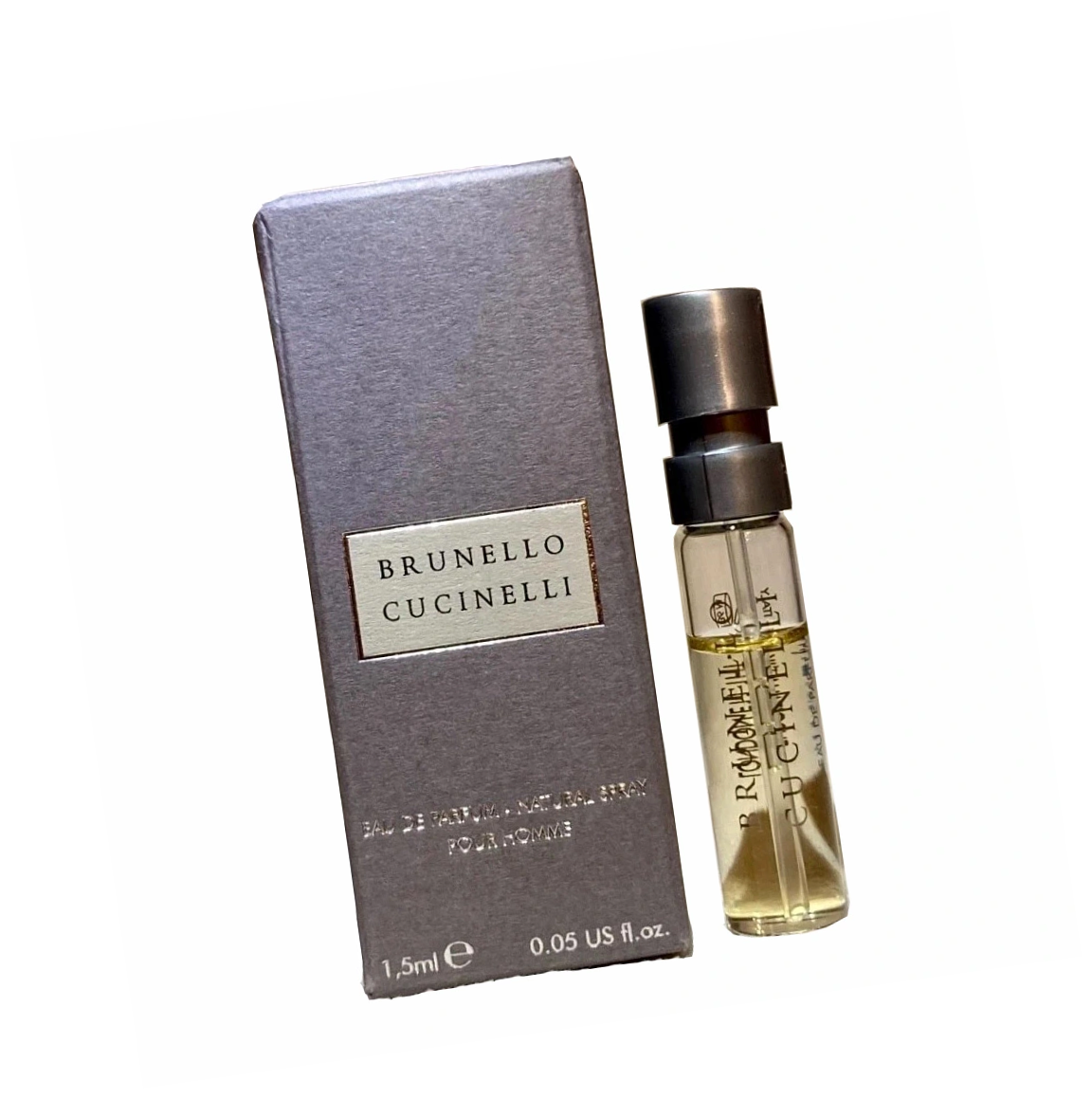 Мужская миниатюра парфюмерной воды Brunello Cucinelli Pour Homme 1.5 мл / Брунелло Кучинелли Пур Хомме