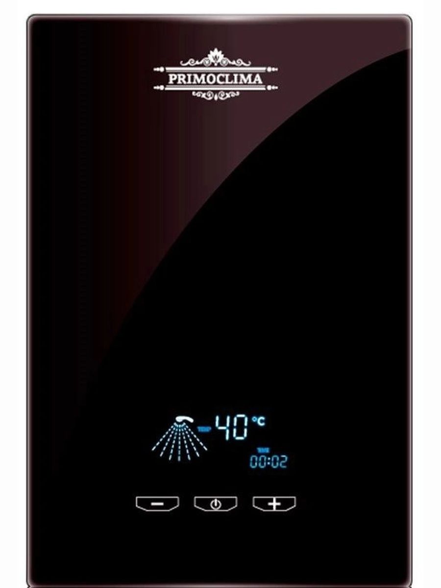 Проточный водонагреватель PrimoClima Vita PC VITA 8.5 (B) сухой ТЭН, черный