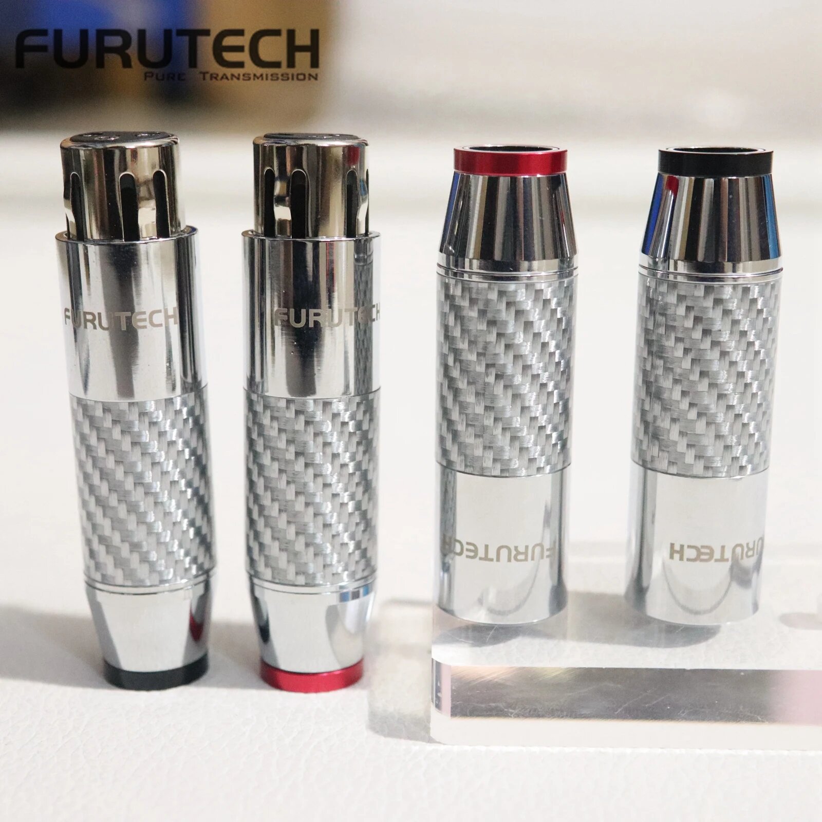 FURUTECH XLR разъем 3-контактный CF, 2 male, 2 female