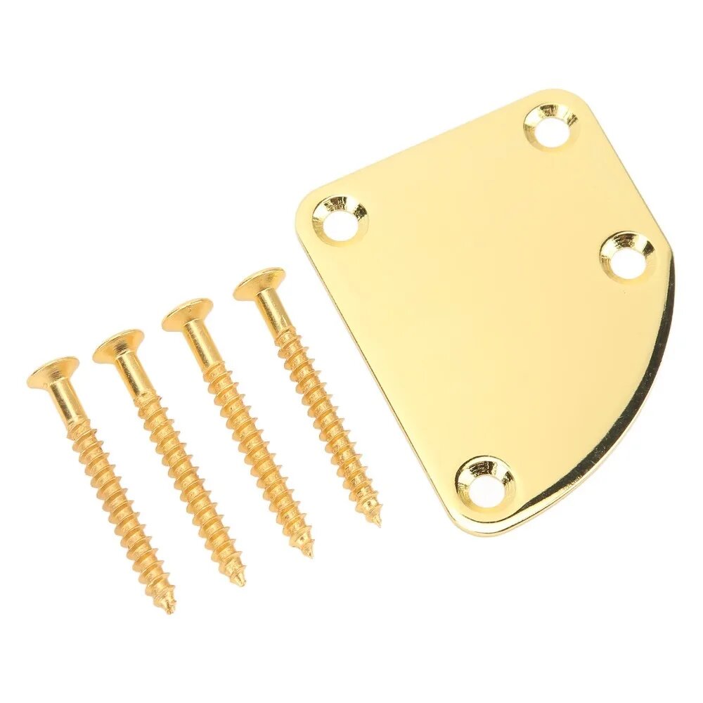 Пластина для грифа гитары, Gold, 4 отверстия