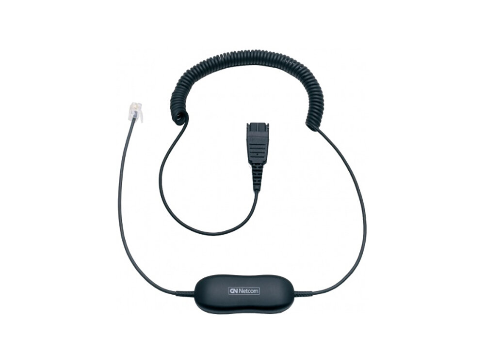 Гарнитура Jabra GN1200 QD-RJ10 SmartCord CC черный 88011-99
