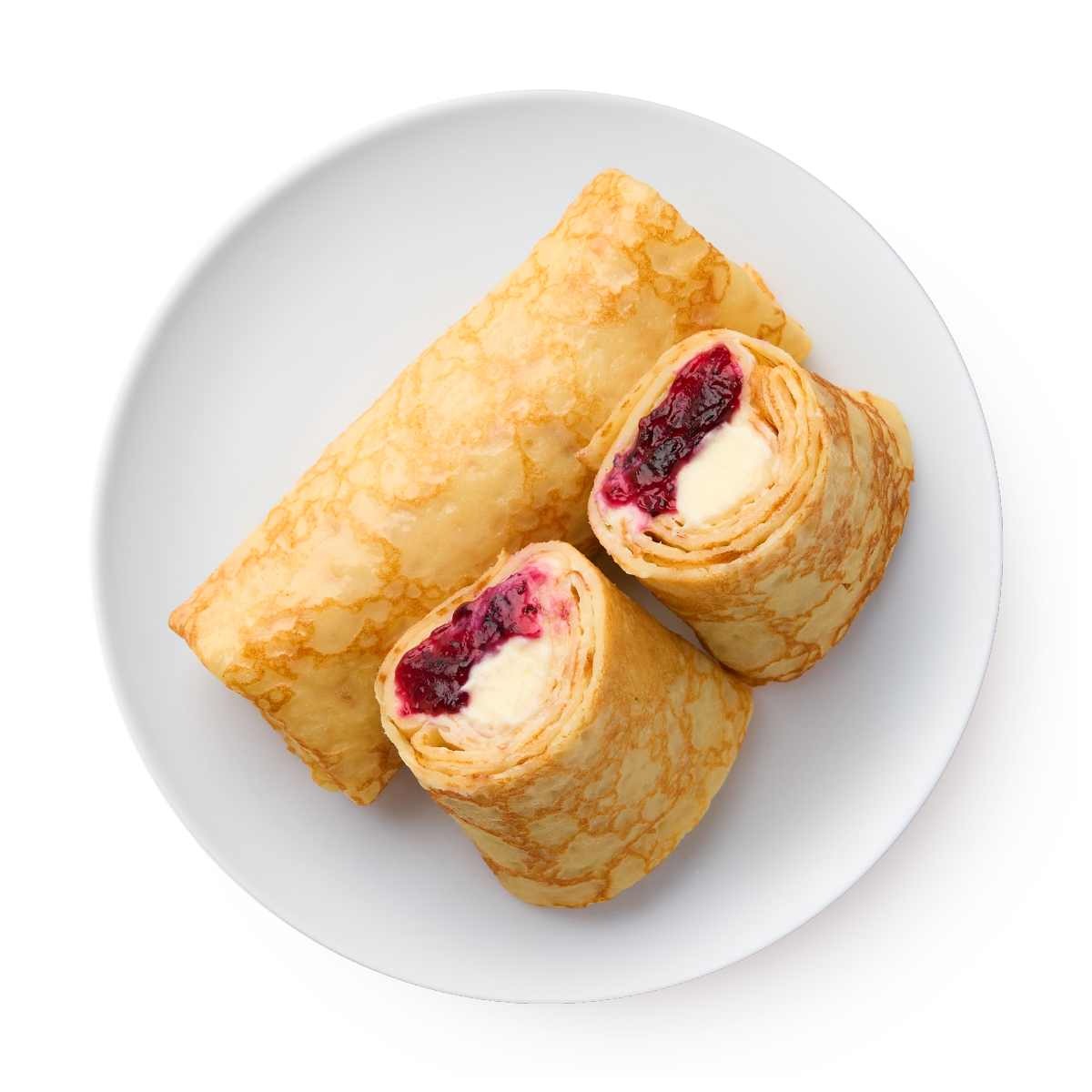 Блинчики "Из Лавки", с черникой и сливочным кремом, 200 г, 1 упаковка