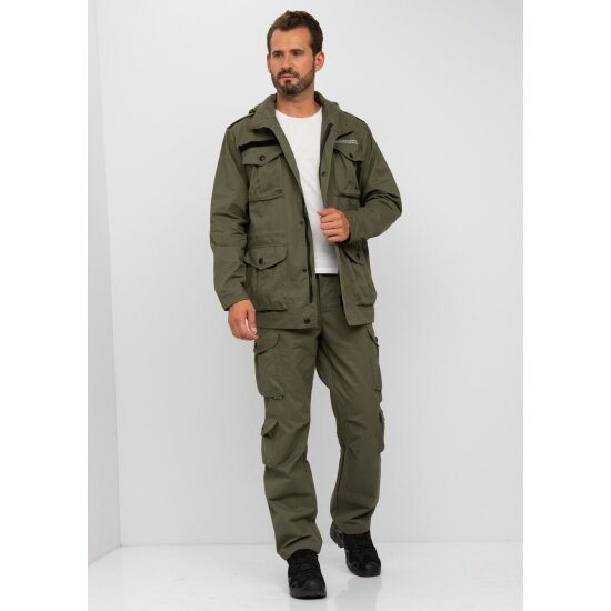Костюм летний Huntsman Крафт ткань Cotton цвет Хаки р.52-54/170-176