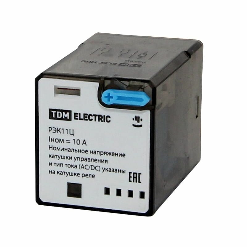Реле РЭК11Ц/3 10А 12В DC (без разъема Р11Ц арт. SQ1503-0041) TDM SQ0701-0107