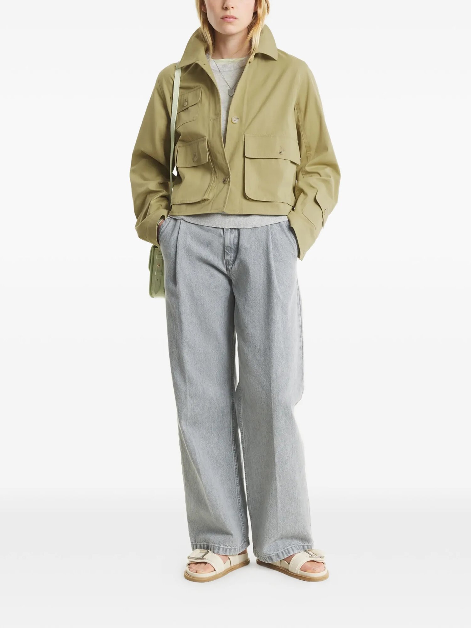Куртка Maison Kitsune Multi-pocket cropped jacket, размер 46 — фото 1