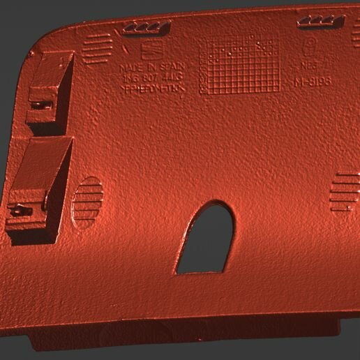 Seat Leon Задняя накладка бампера 1M6 807 441 G. 3D-печать