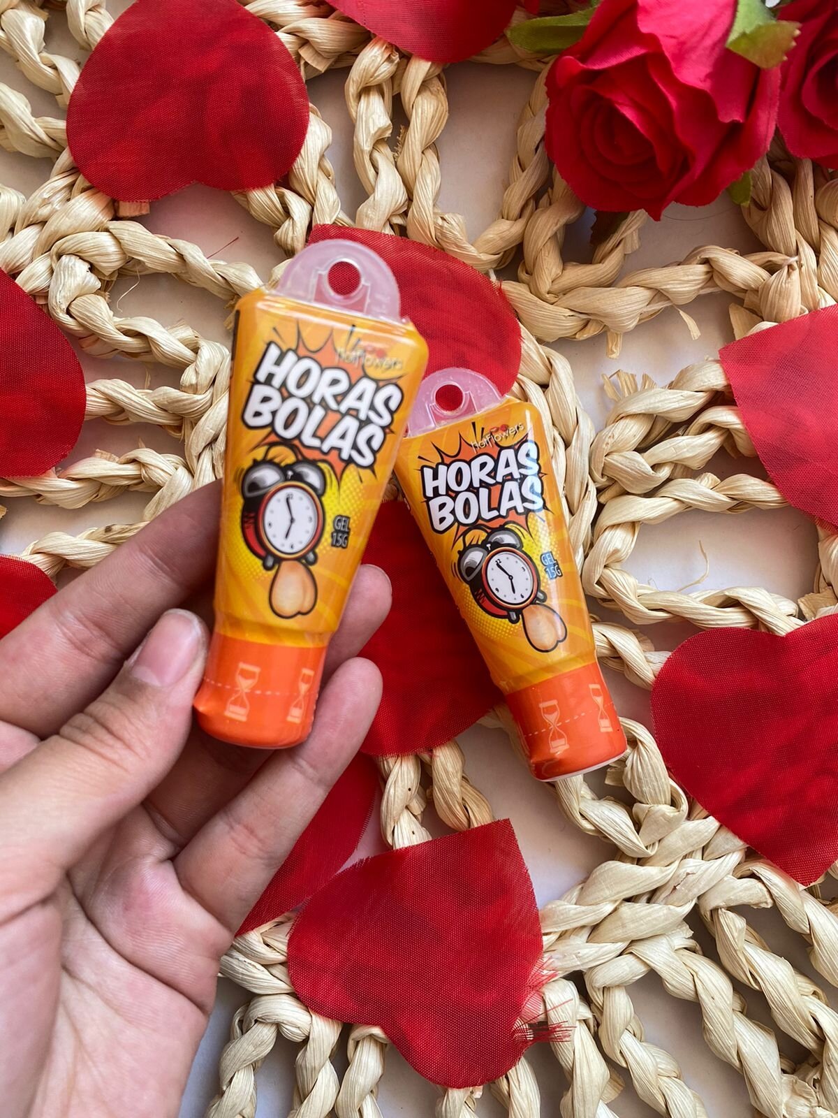 Гель-пролонгатор Hot Flowers«Horas Bolas»с ментолом для мужчин,15 мл — фото 1