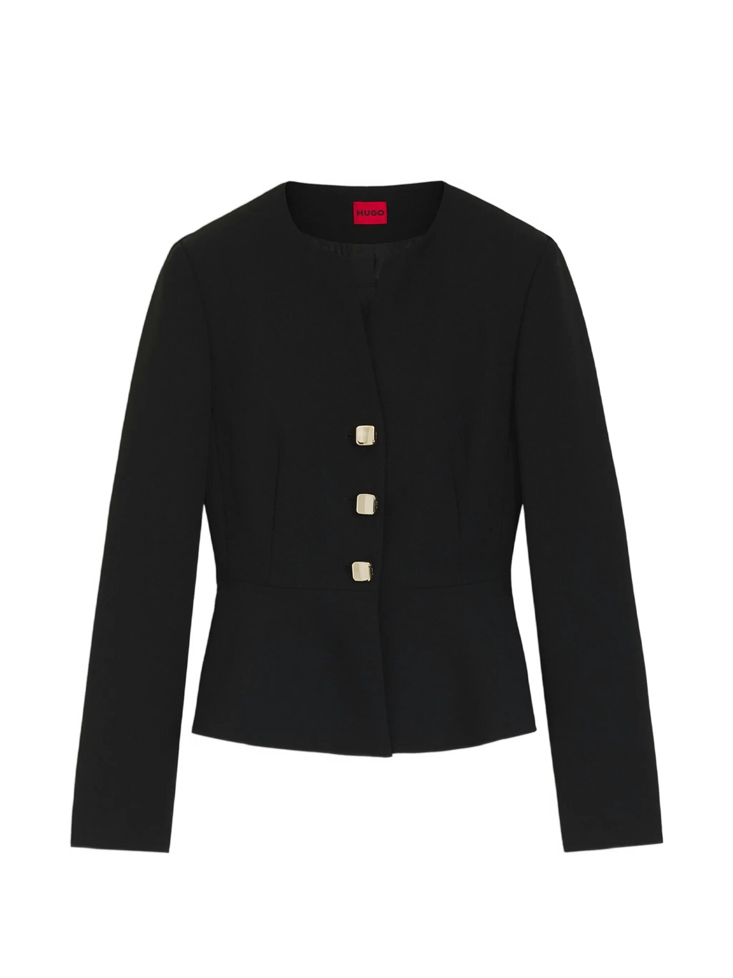 Пиджак Peplum-hem button-up jacket